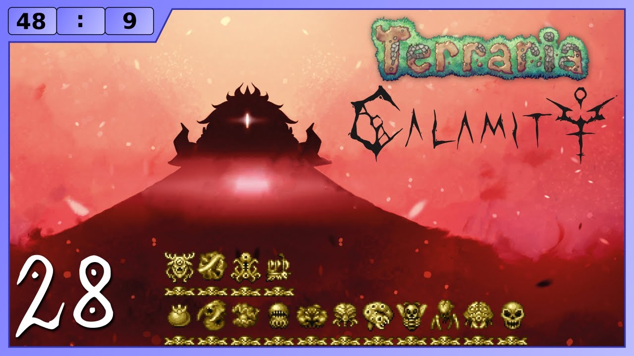 [48x9] Terraria Calamity, Ep28: The Hallowed & Queen Slime - YouTube