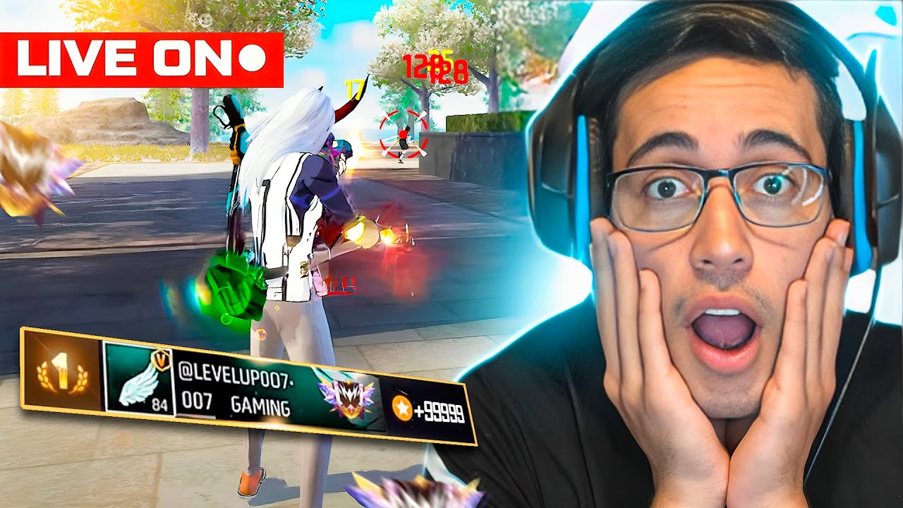 LEVELUP AO VIVO 💙 TOP 1 DESAFIANTE! ULTIMA LIVE DO ANO💙 FREE FIRE MOBILE #shorts - YouTube