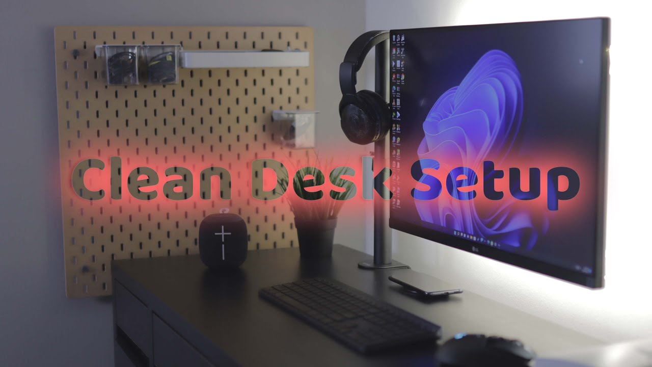 Clean Desk Setup - YouTube