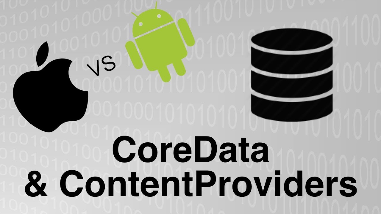 CoreData & ContentProviders - iOS & Android Development - YouTube