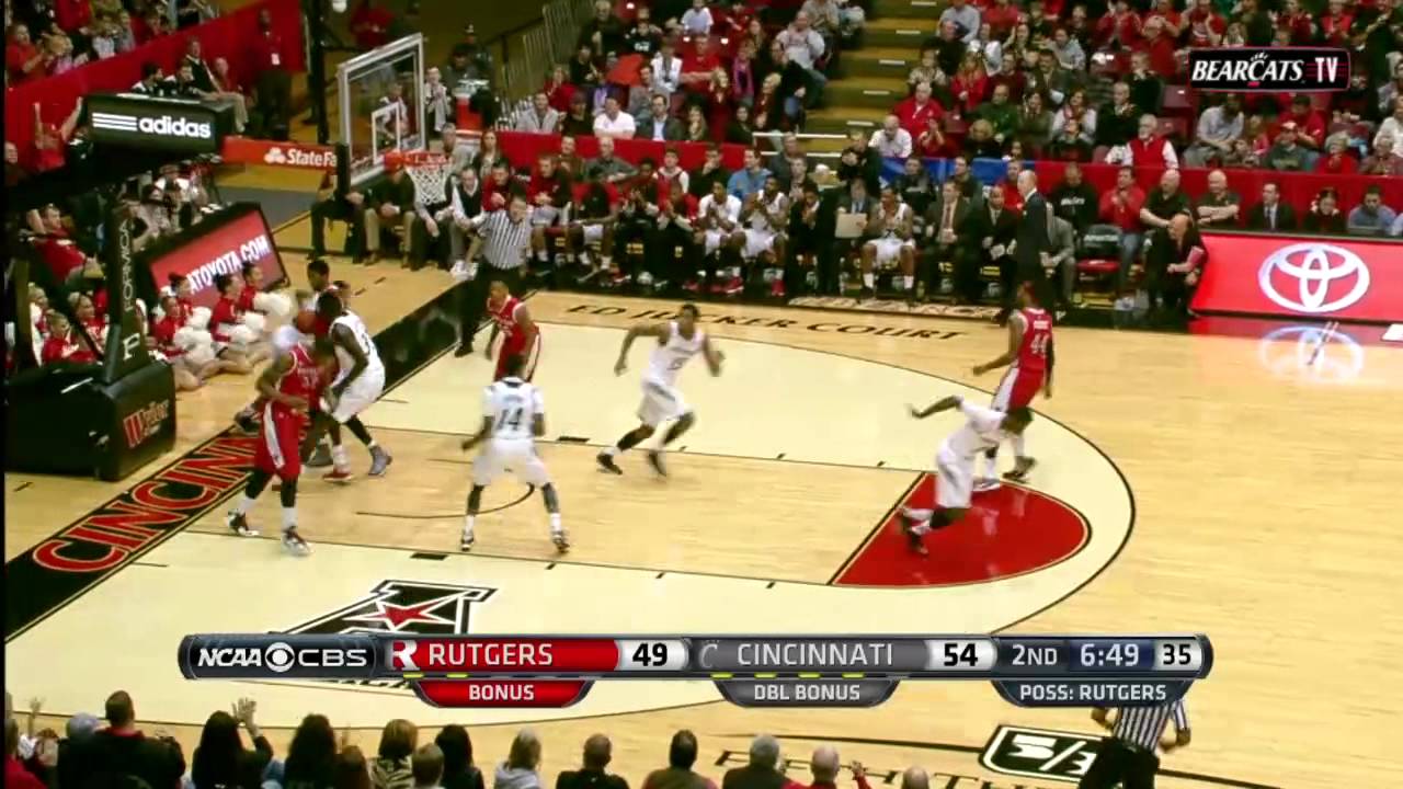MBB: Cincinnati 71, Rutgers 51 (Highlights Courtesy: CBS College Sports ...