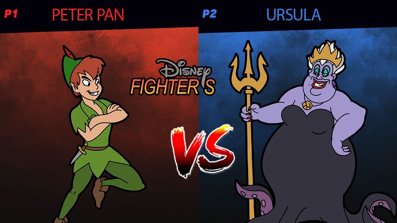 Peter Pan VS Ursula - Disney Fighters - YouTube