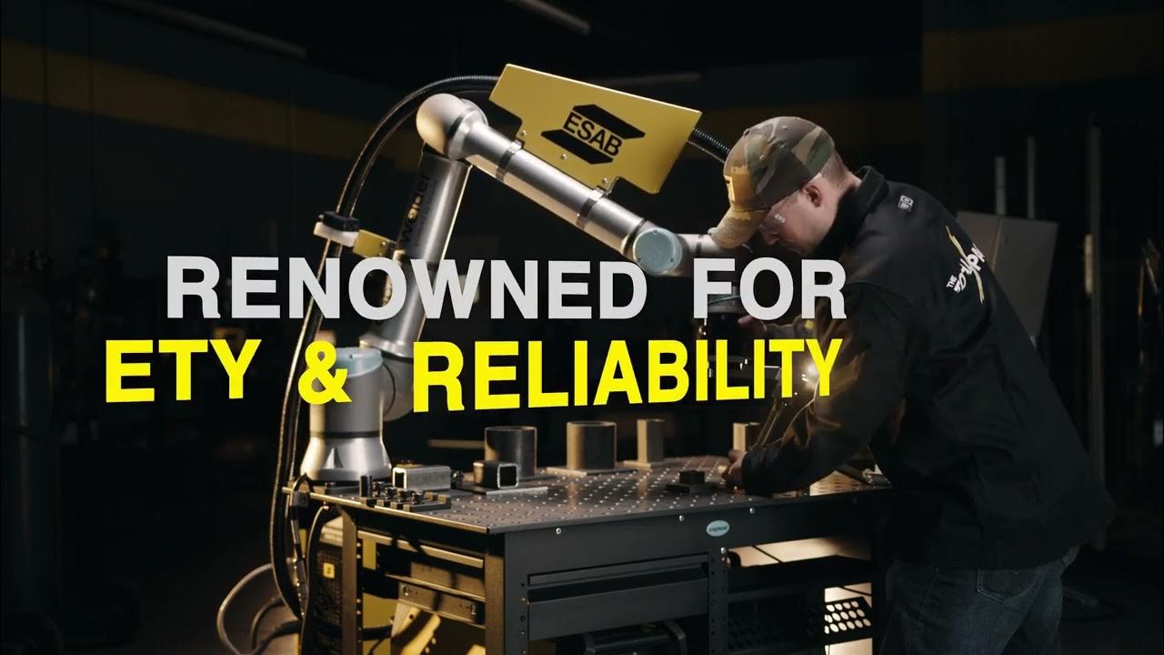 ESAB Cobot: Learn more about the smartphone-based welding robot - YouTube