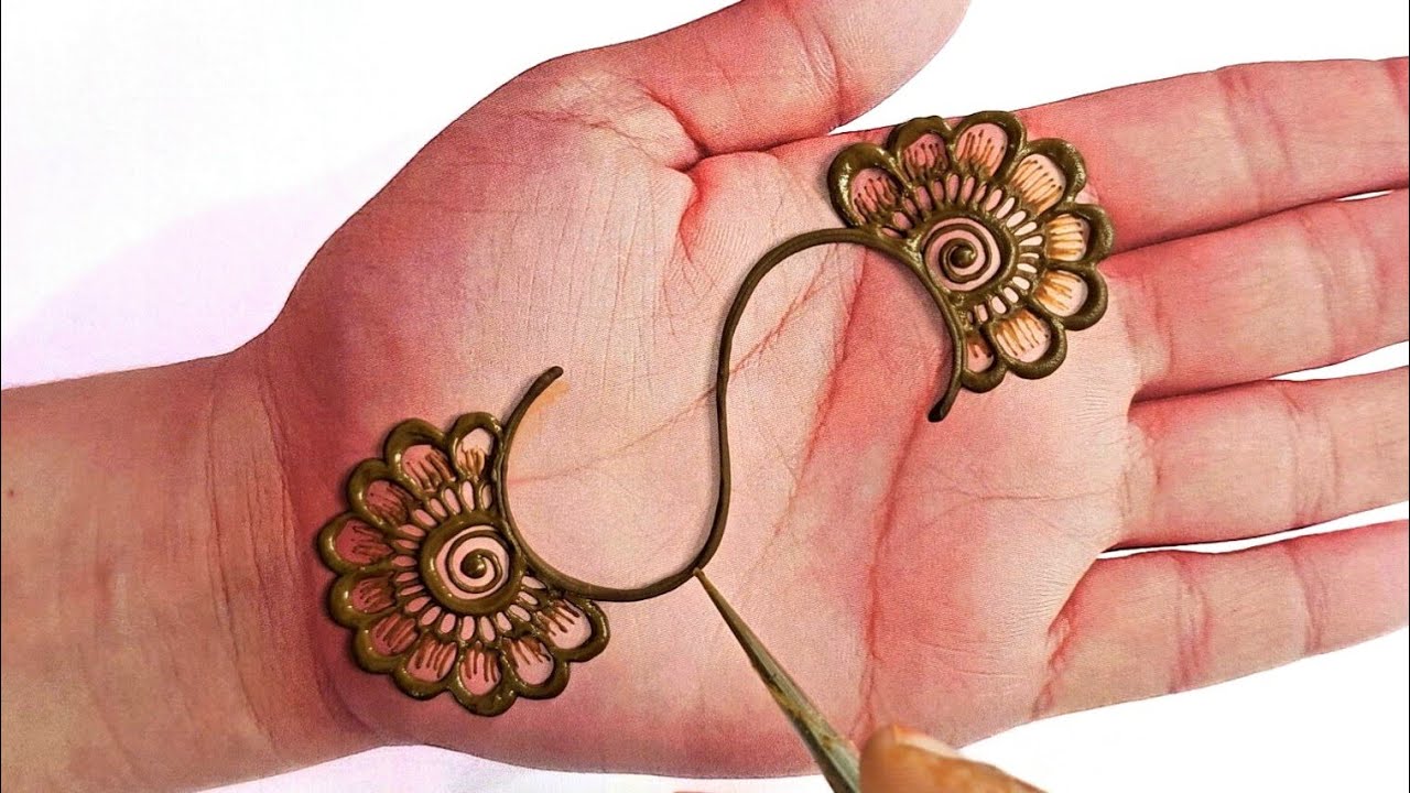 Easy S Alphabet Special Stylish Mehndi Design|Mehandi design for Back ...