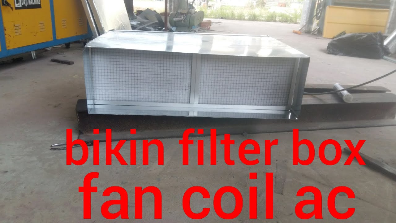Ac filter/fan coil ac - YouTube