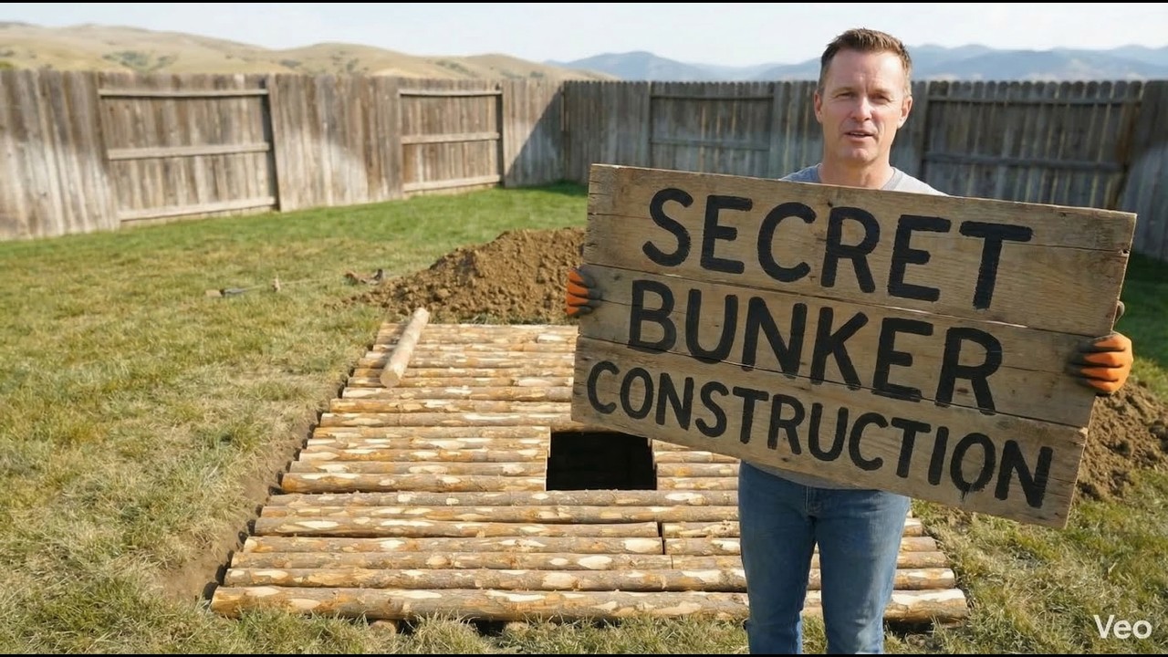 Building Underground Personal Bunker in the Backyard #bunker # ...