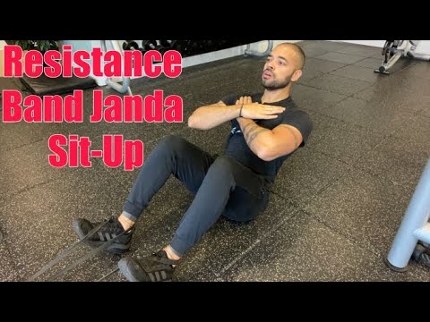 [How To] Resistance Band Janda Sit-Up - YouTube