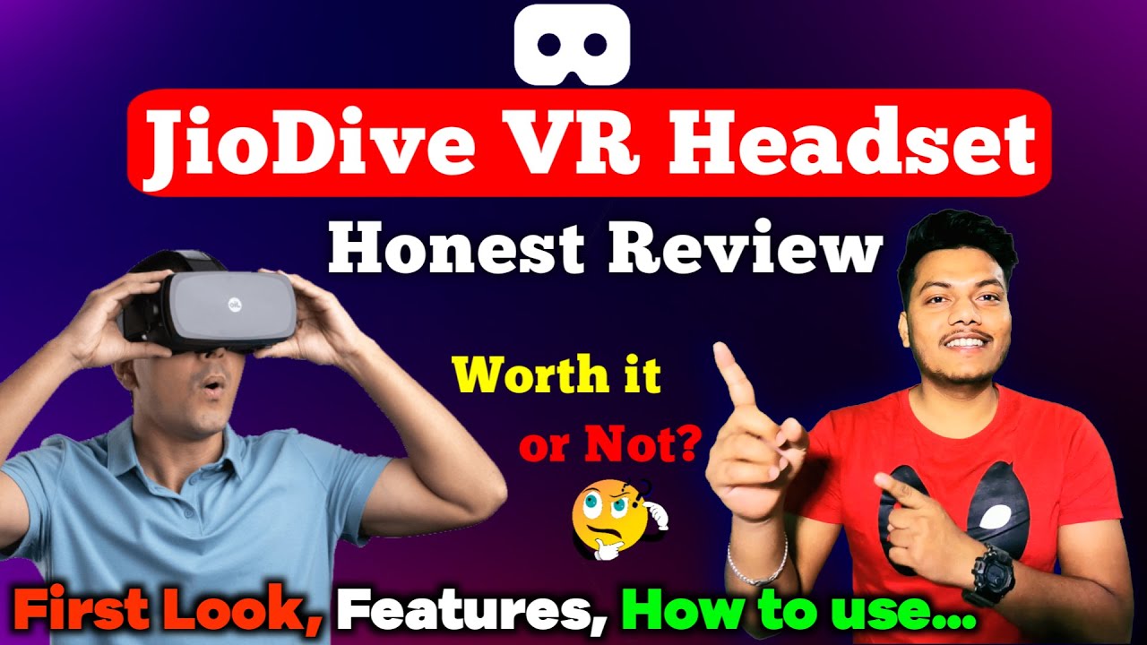 Jio Dive VR Headset Worth it or Not?🤔 Jio Drive Headset Review | jio ...