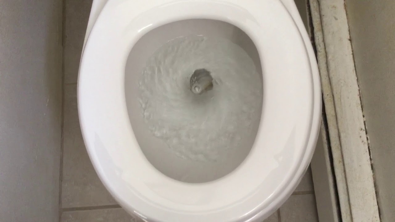 A toilet continuously flushing - YouTube