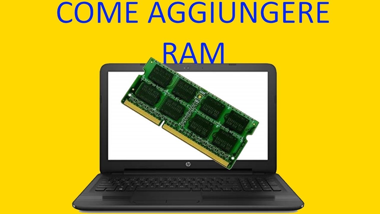 come aggiungere RAM all'HP 255 G5 - YouTube