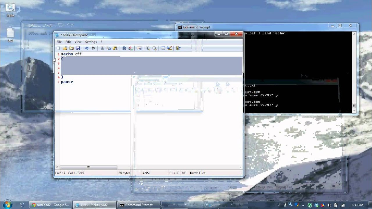 Batch Tutorial 8 - Senders And Receivers - YouTube