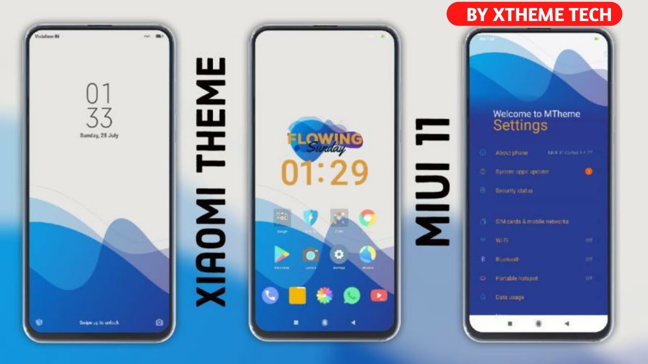 MIUI 11 Themes Third Party Themes Download Sunset Black V11 √√ With ...