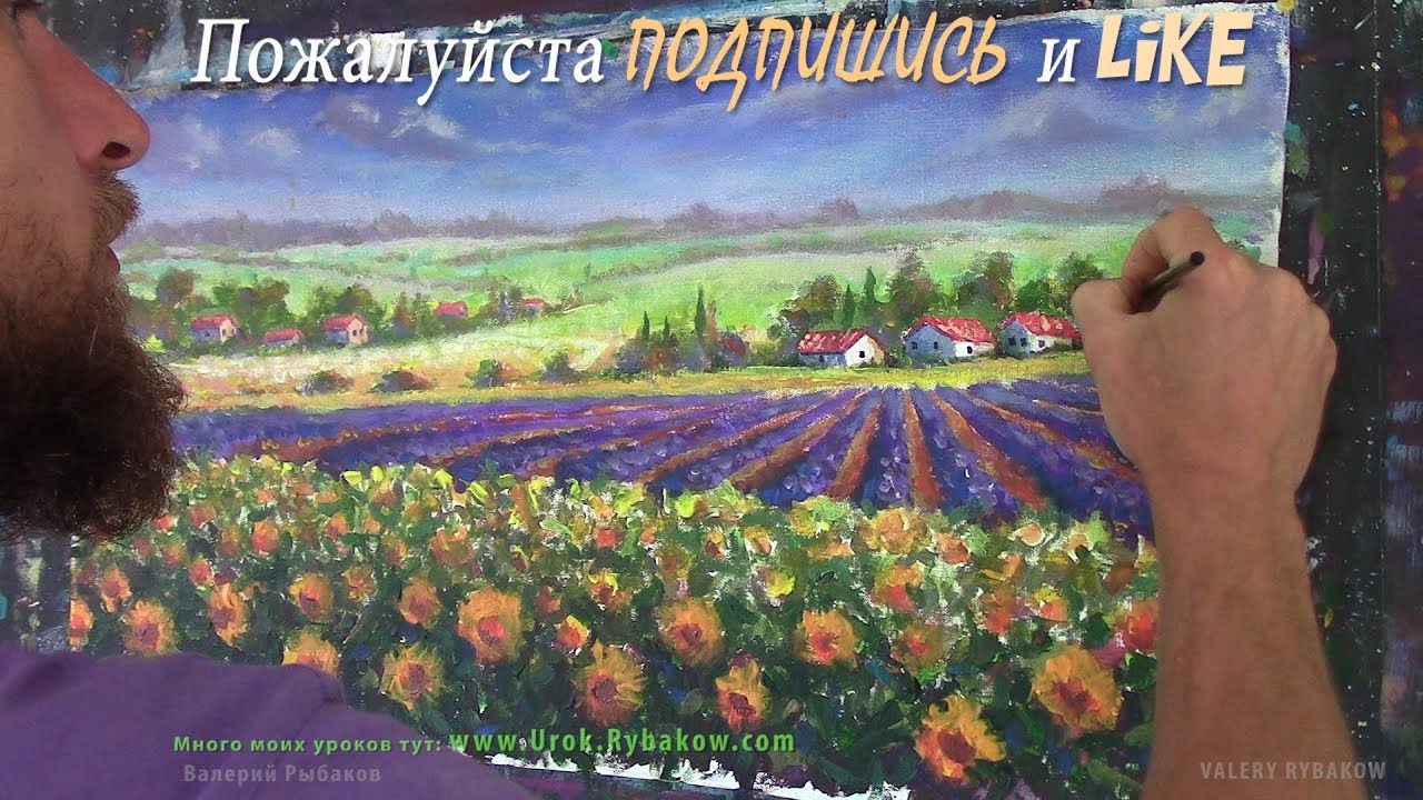 How to paint Italian Tuscan painting Time Lapse tuscan painting lesson ...