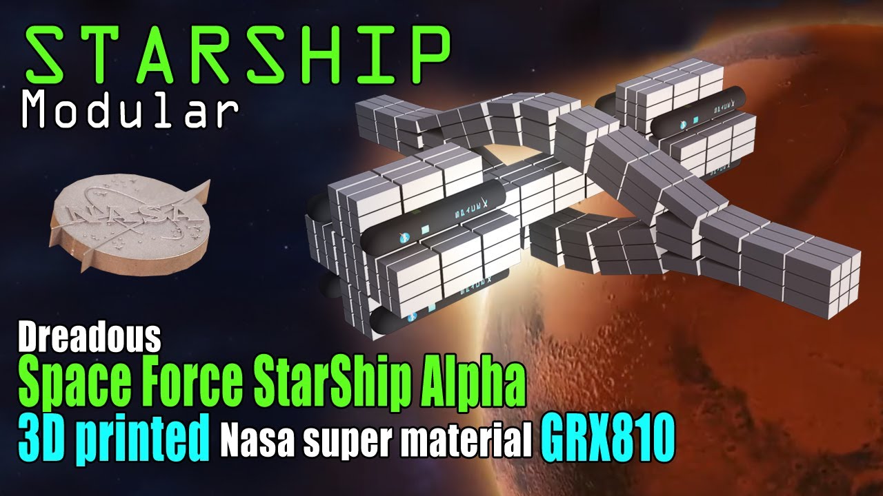 SpaceX Starship Modular Space Force - YouTube