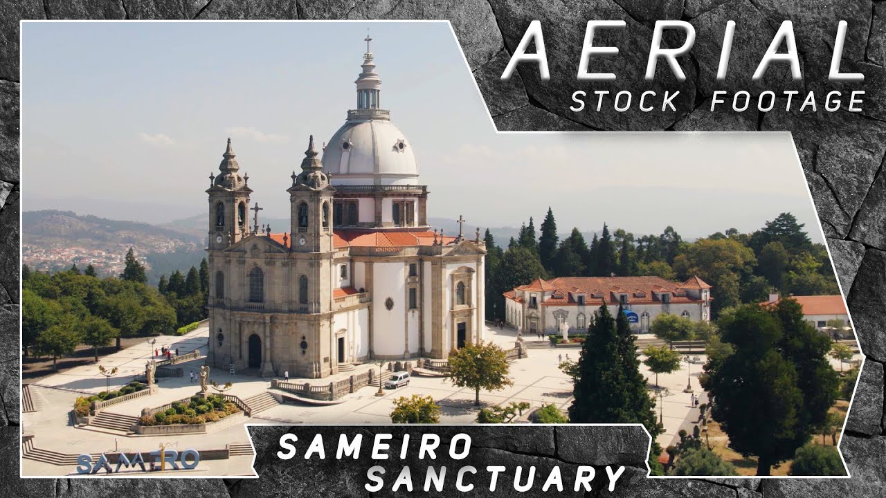 Sanctuary of Our Lady of Sameiro, Braga Portugal 🇵🇹 | 4K Aerial Drone ...