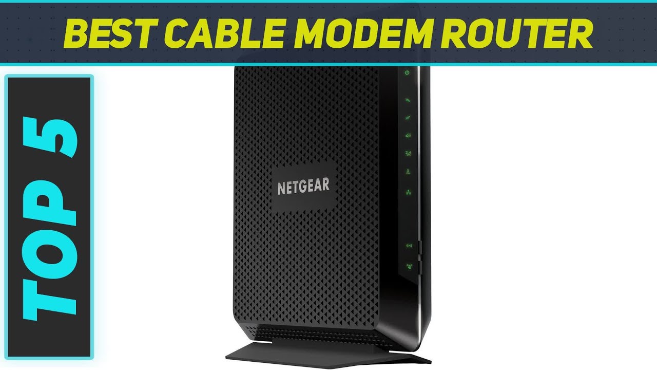 Top 5 Best Cable Modem Router 2024 - YouTube