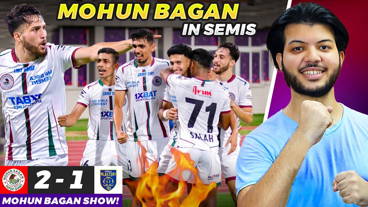 MOHUN BAGAN 'C TEAM' THRASH KERALA BLASTERS🔥 - INTO THE SEMI FINALS # ...
