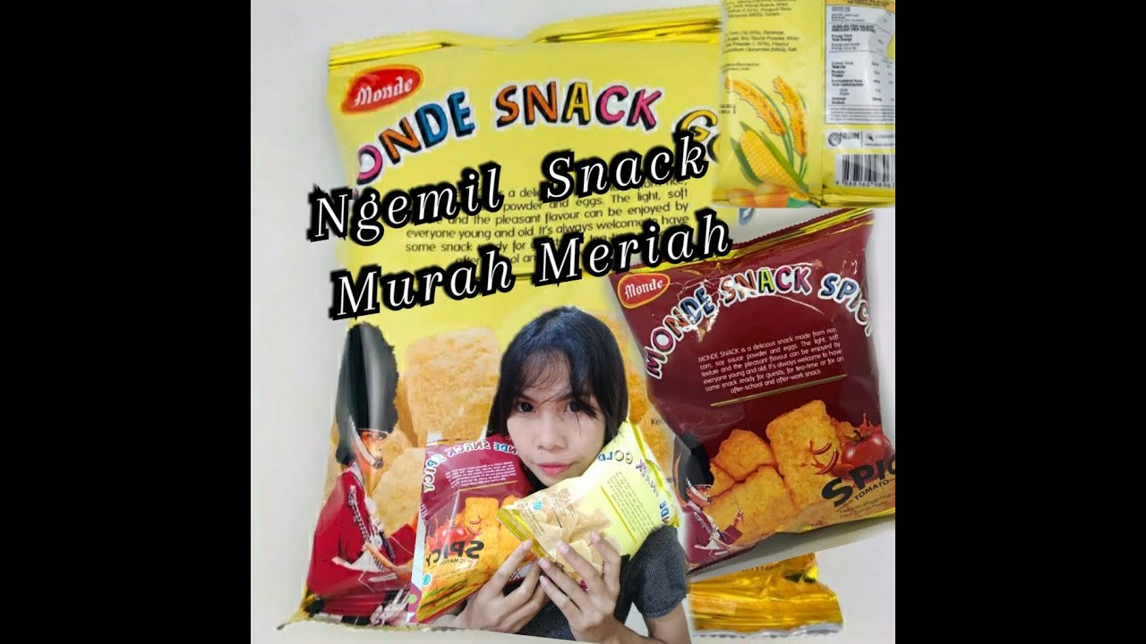 Ngemil Snack Murah Meriah || Review Monde Snack || Gold || Spicy Tomato ...