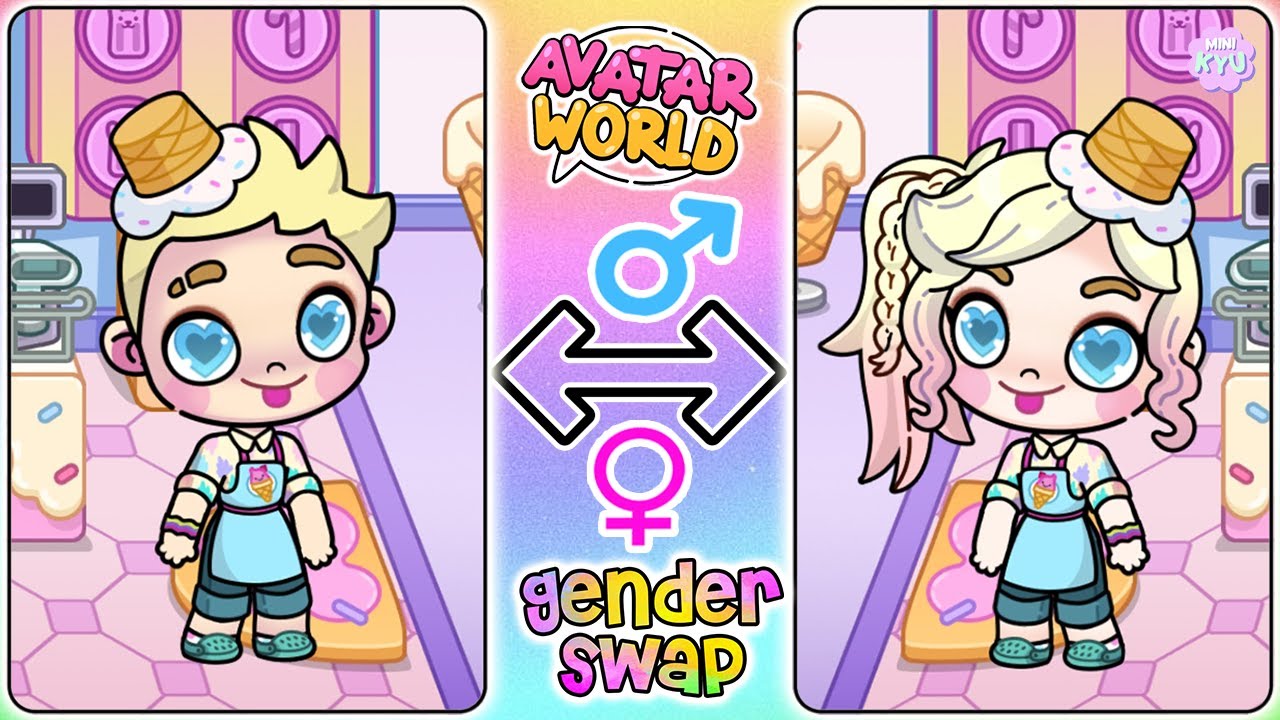 💖💞 CUTEST ♀️♂️ GENDER SWAP CHARACTER in AVATAR WORLD 🌎 (PART 11) - YouTube