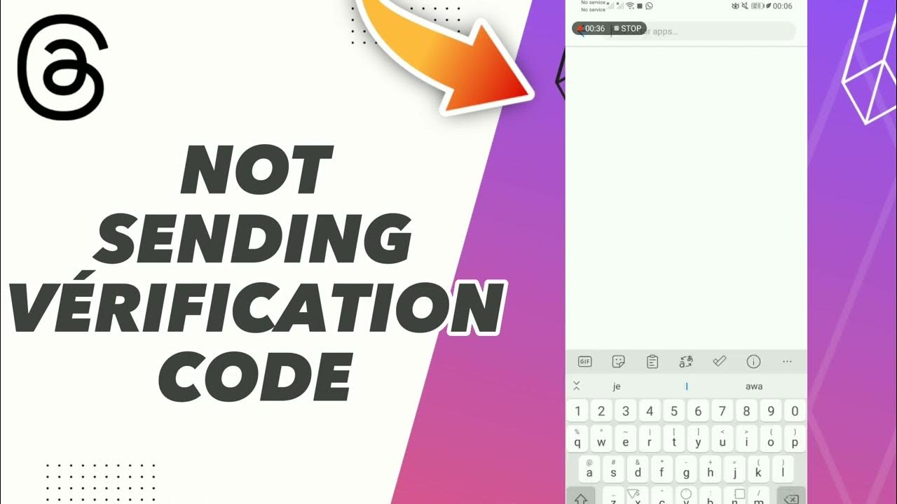 HOW TO FIX THREADS NOT SENDING VÉRIFICATION CODE - YouTube