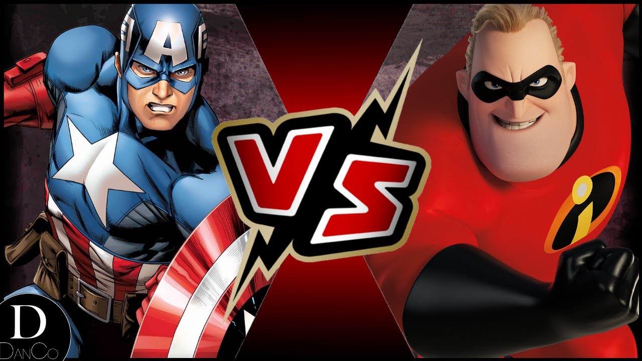 Captain America VS Mr. Incredible | BATTLE ARENA - YouTube