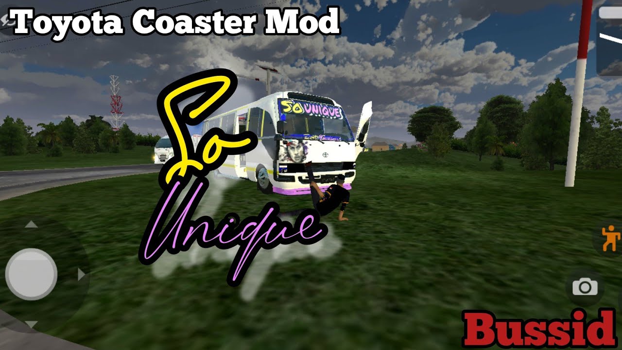 So Unique Livery || Toyota Coaster Mod || Bus Simulator Indonesia - YouTube