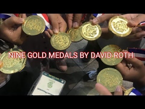NINE GOLD MEDALS BY DAVID ROTH - YouTube