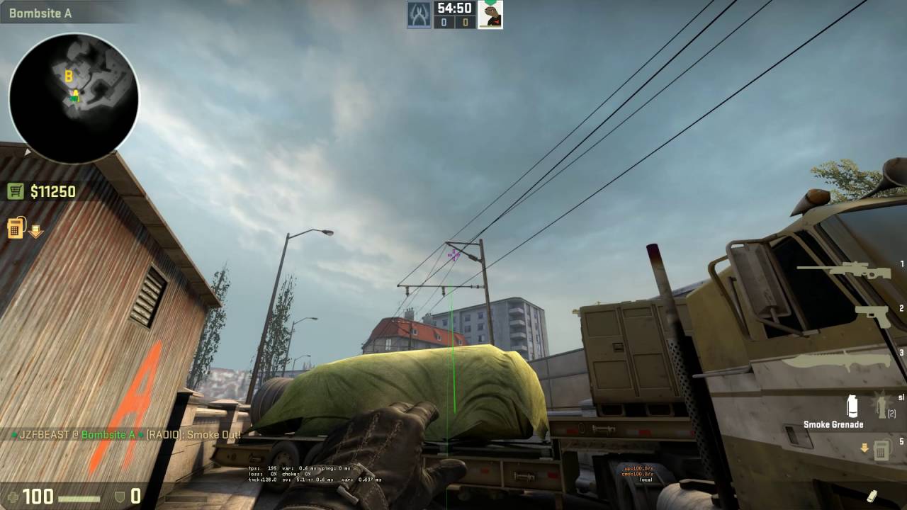 Overpass god tier monster smoke (maybe too slow?) - YouTube