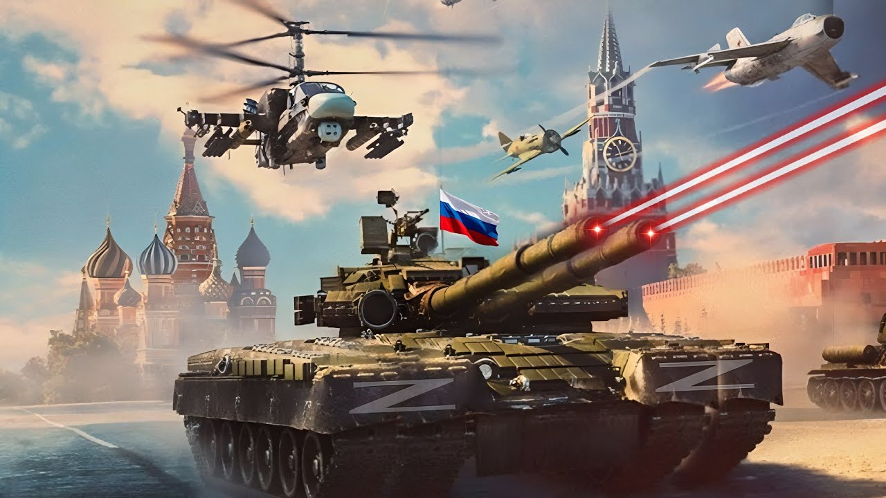 The best in the world! Advanced Russian Tanks in Full Power Attack ...