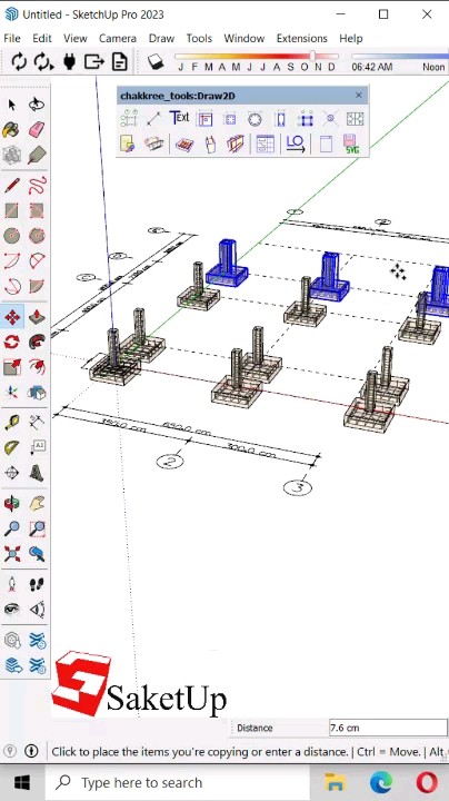 Sketchup Structure Plugin || chakkree_tools || #sketchup #shorts - YouTube