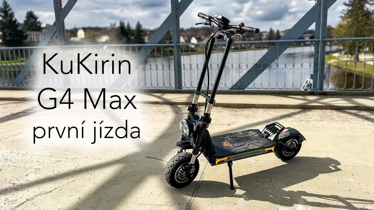KuKirin G4 Max - extrémně pohodlný a trochu zbrklý tank 💪. První jízda - YouTube