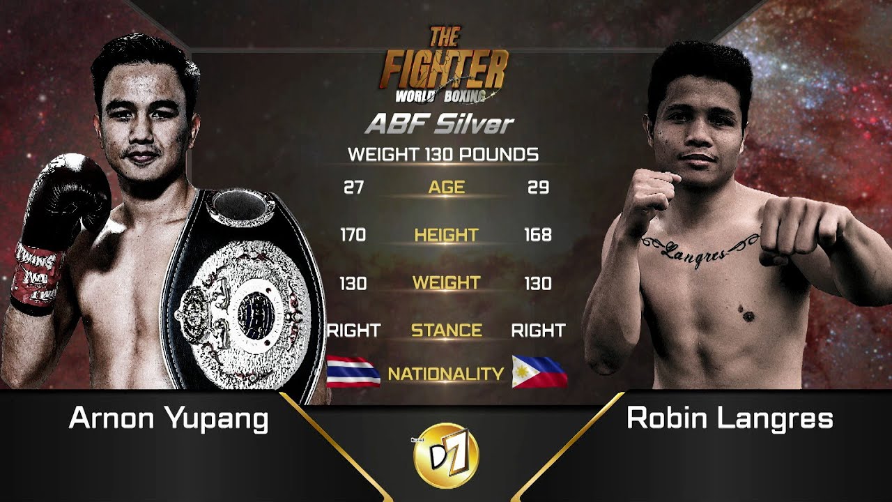 [Full] Arnon Yupang VS Robin Langres | The Fighter World Boxing - YouTube