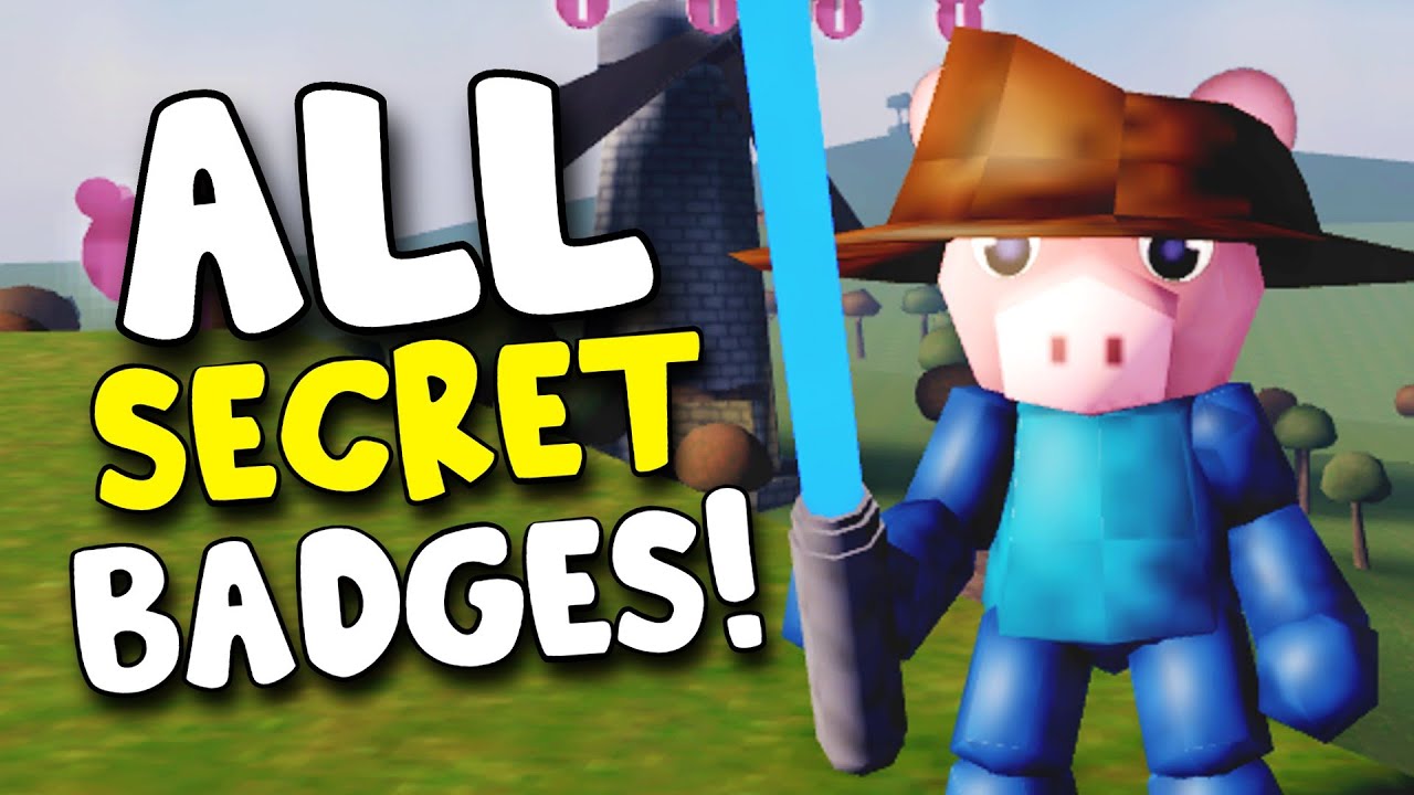 How to get ALL 6 SECRET BADGES in PIG 64! - YouTube