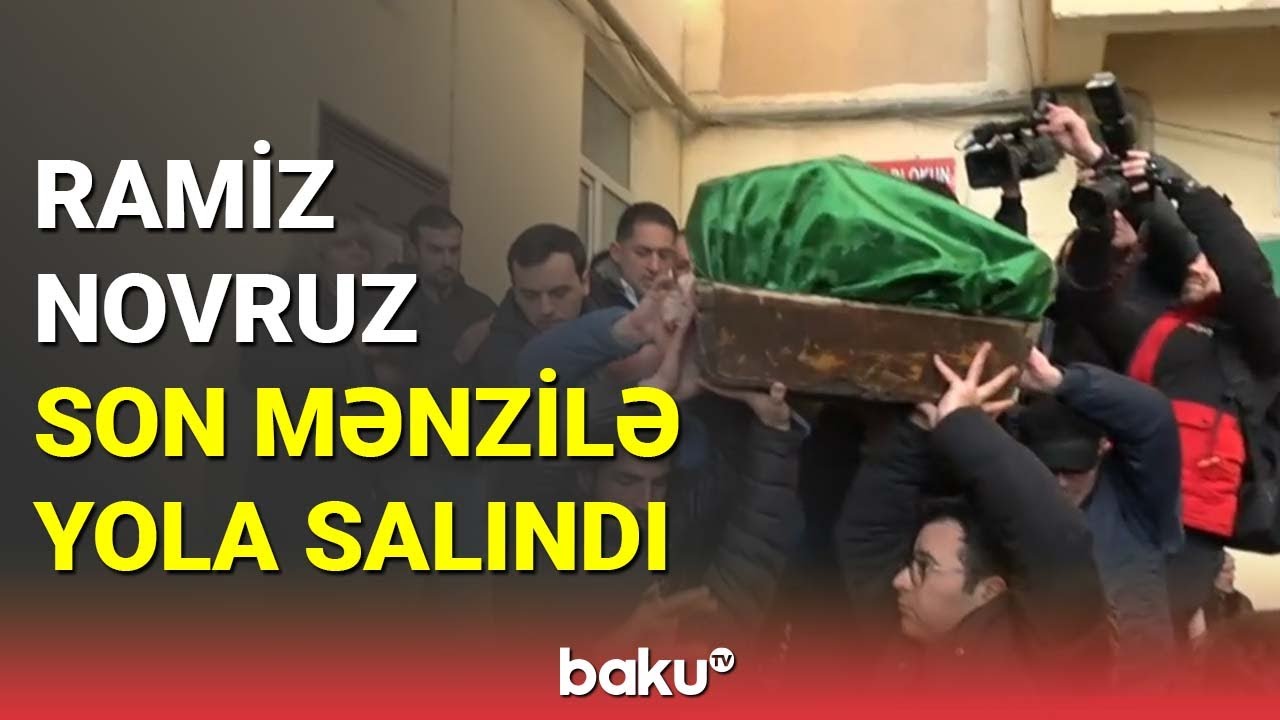 Cavidan Novruz gözyaşı ilə atasını yola saldı - BAKU TV - YouTube