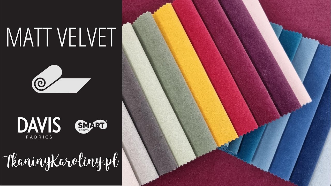 Matt Velvet Tkanina Tapicerska / Upholstery textile - Tkaniny Karoliny ...