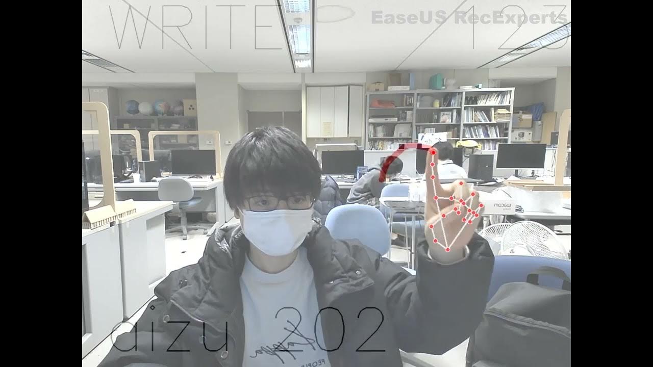 2d Camera Based Air Writing Recognition Using Hand Pose Estimation And Hybrid Deep Learning