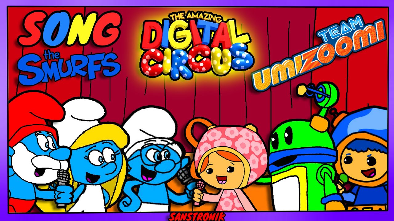 FNF TADC THE AMAZING DIGITAL SONG UMISMURFING JOB #tadc #pomni - YouTube