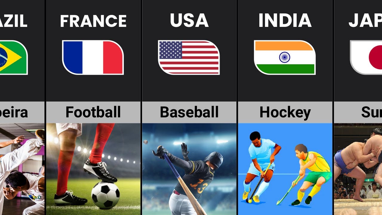 National Games From Different Countries - YouTube