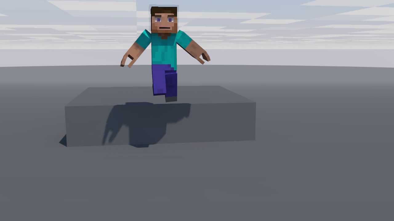 Maya Steve Rig (NEW) Minecraft Animation - YouTube