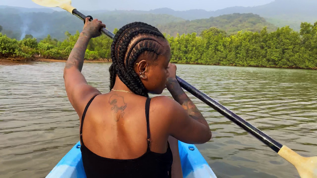 River number two Waterfall, Sierra Leone - YouTube