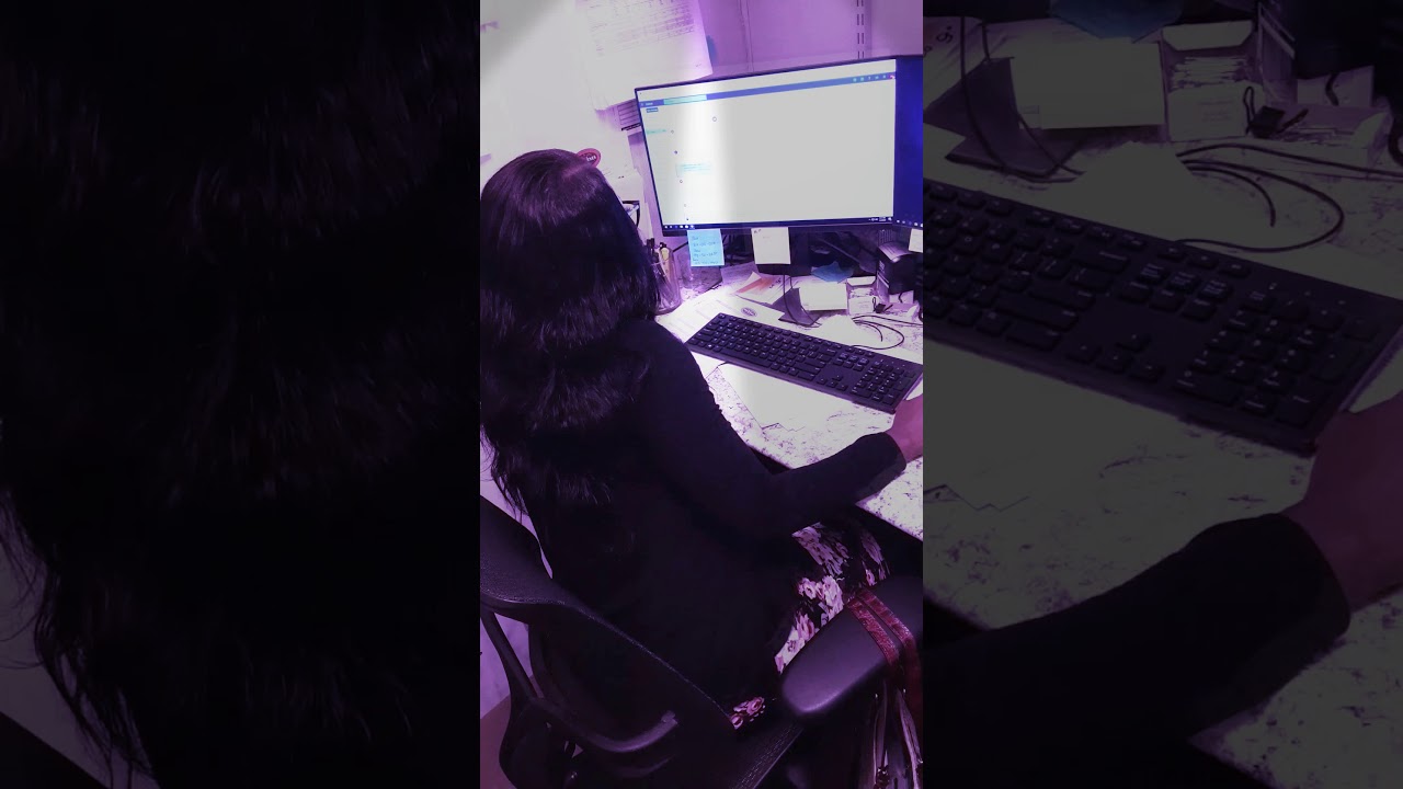 Ingrid In the Office Working - YouTube
