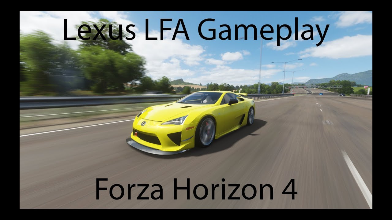 Lexus LFA Gameplay | Forza Horizon 4 - YouTube