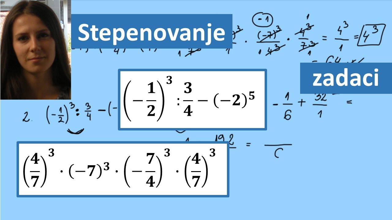 Stepenovanje izraz - YouTube
