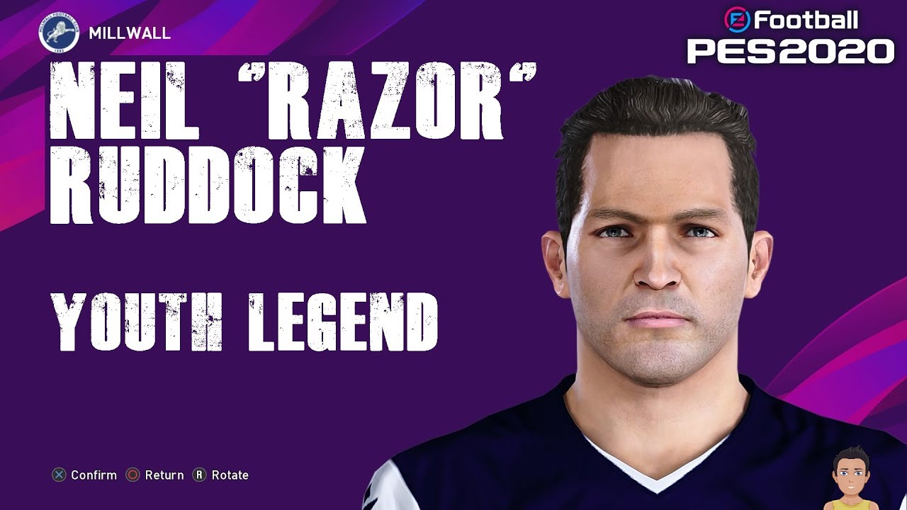 PES 2020 - Neil Ruddock - Youth Legend - YouTube
