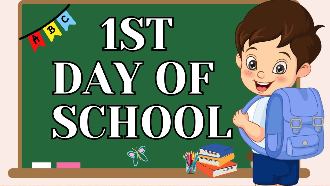 First Day Of School | Nursery Rhymes & Kids Songs - abc song - YouTube