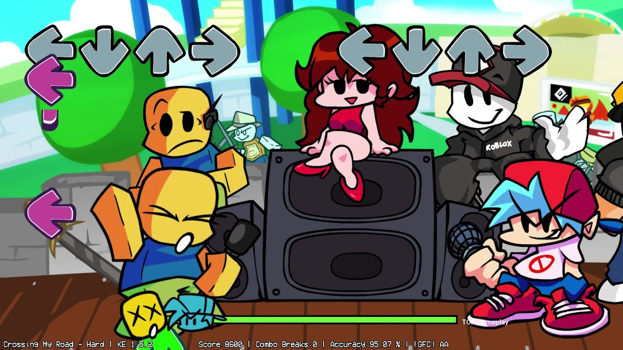 Vs. NOOB ROBLOX Remastered - Friday Night Funkin' - FNF TOPGameplay ...