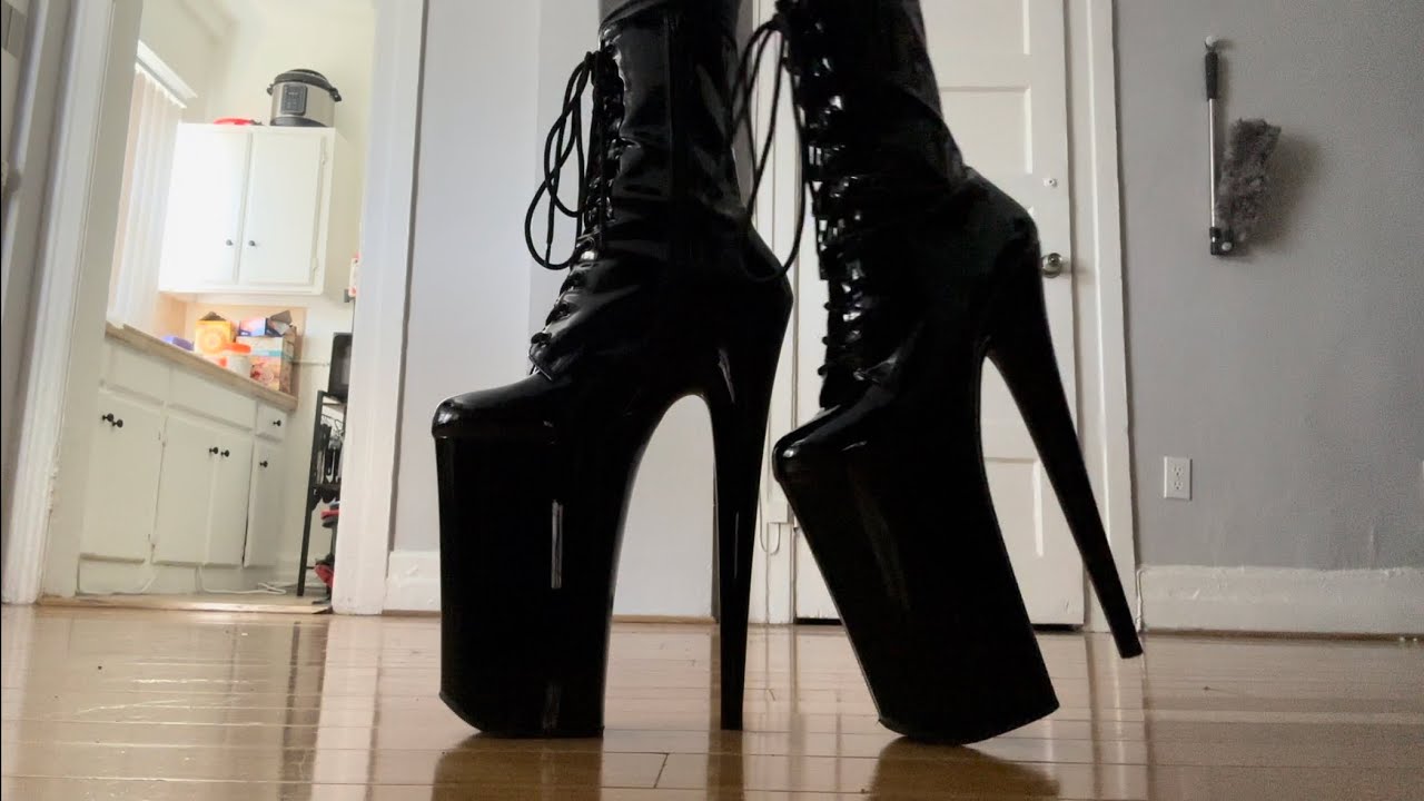 10 inch platform boots - YouTube