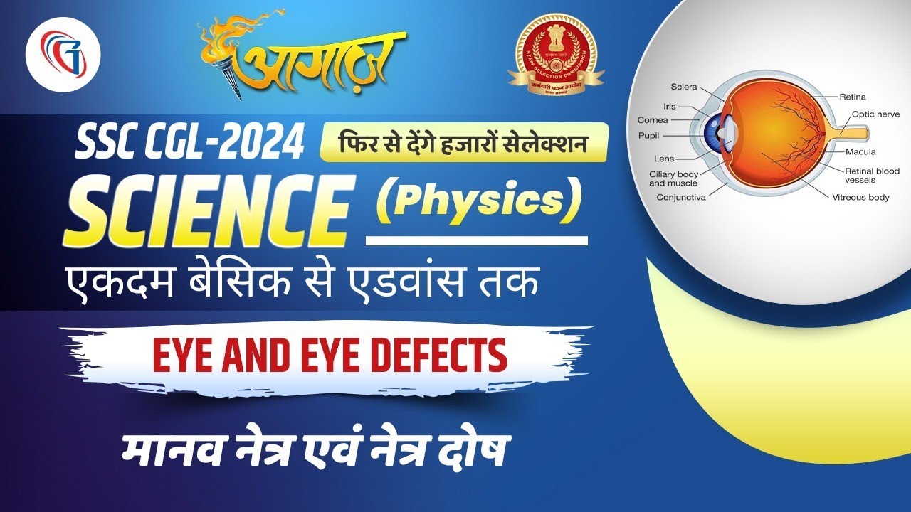 SSC CGL 2024 | SSC CGL Science Classes | Eye and Eye Defects Questions ...