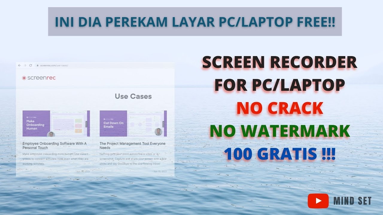 SCREEN RECORDER FOR PC / LAPTOP RECOMMENDED / PEREKAM LAYAR PC / LAPTOP ...