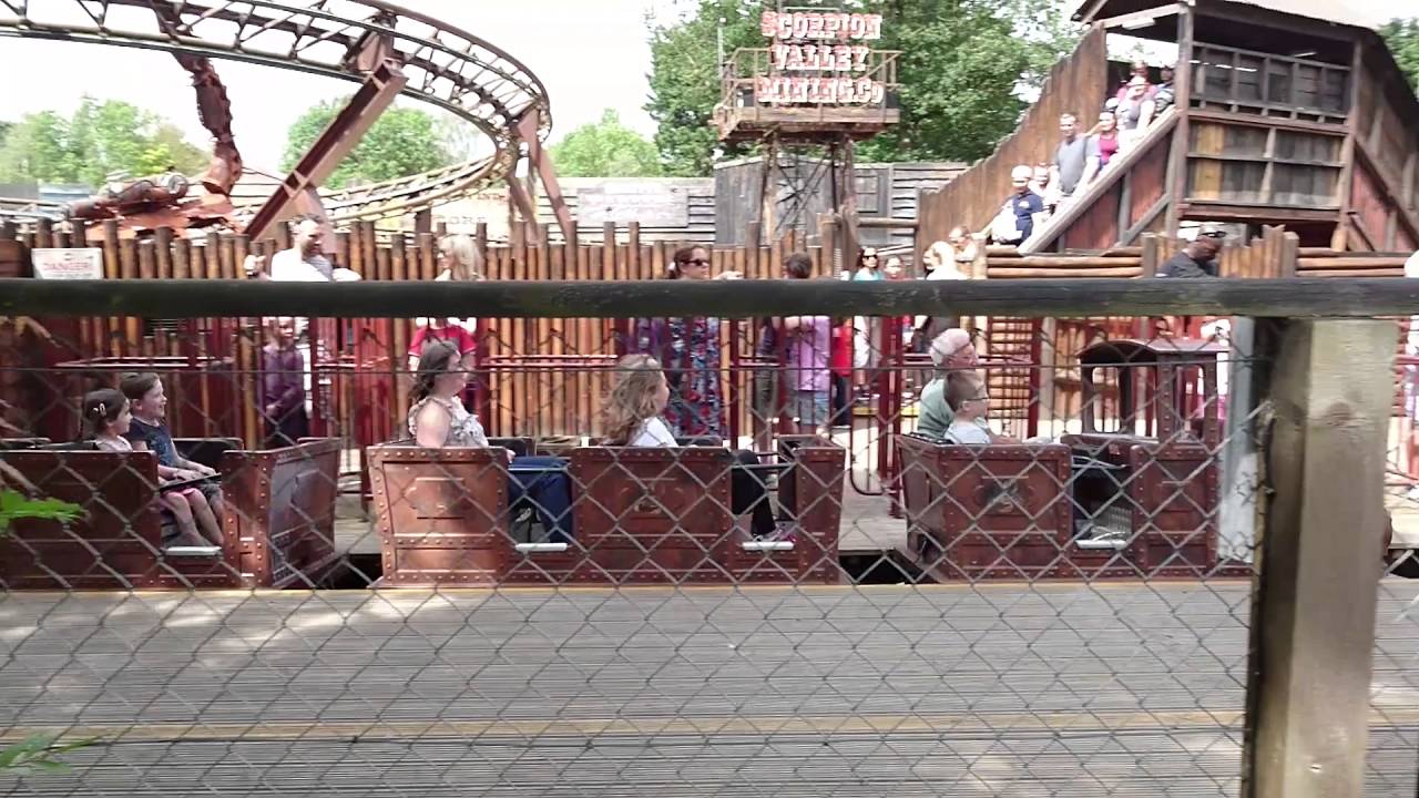 The Scorpion Express Roller Coaster Ride At Chessington World Of ...